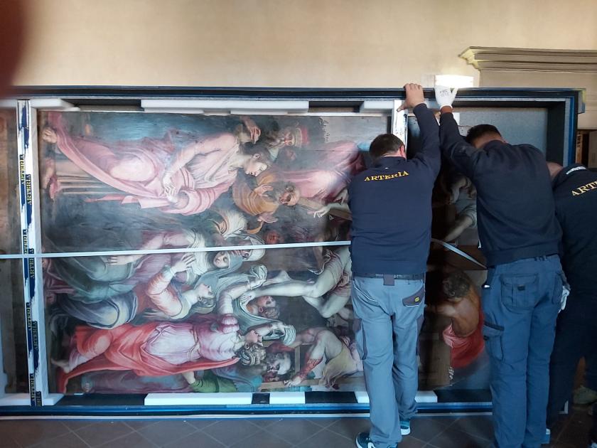 La Deposizione di Raffaellino del Colle in mostra ai Musei San Domenico di Forlì - Saturno Notizie
