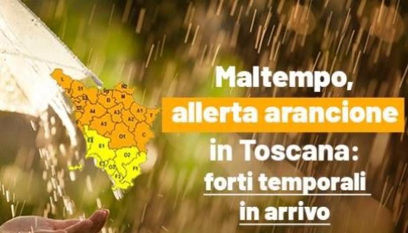 Maltempo in arrivo: è allerta gialla (e anche arancione) in Toscana - Saturno Notizie
